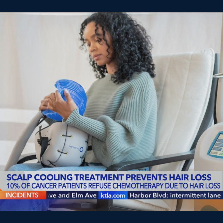 Paxman Scalp Cooling featured on US News Station, KTLA - Paxman